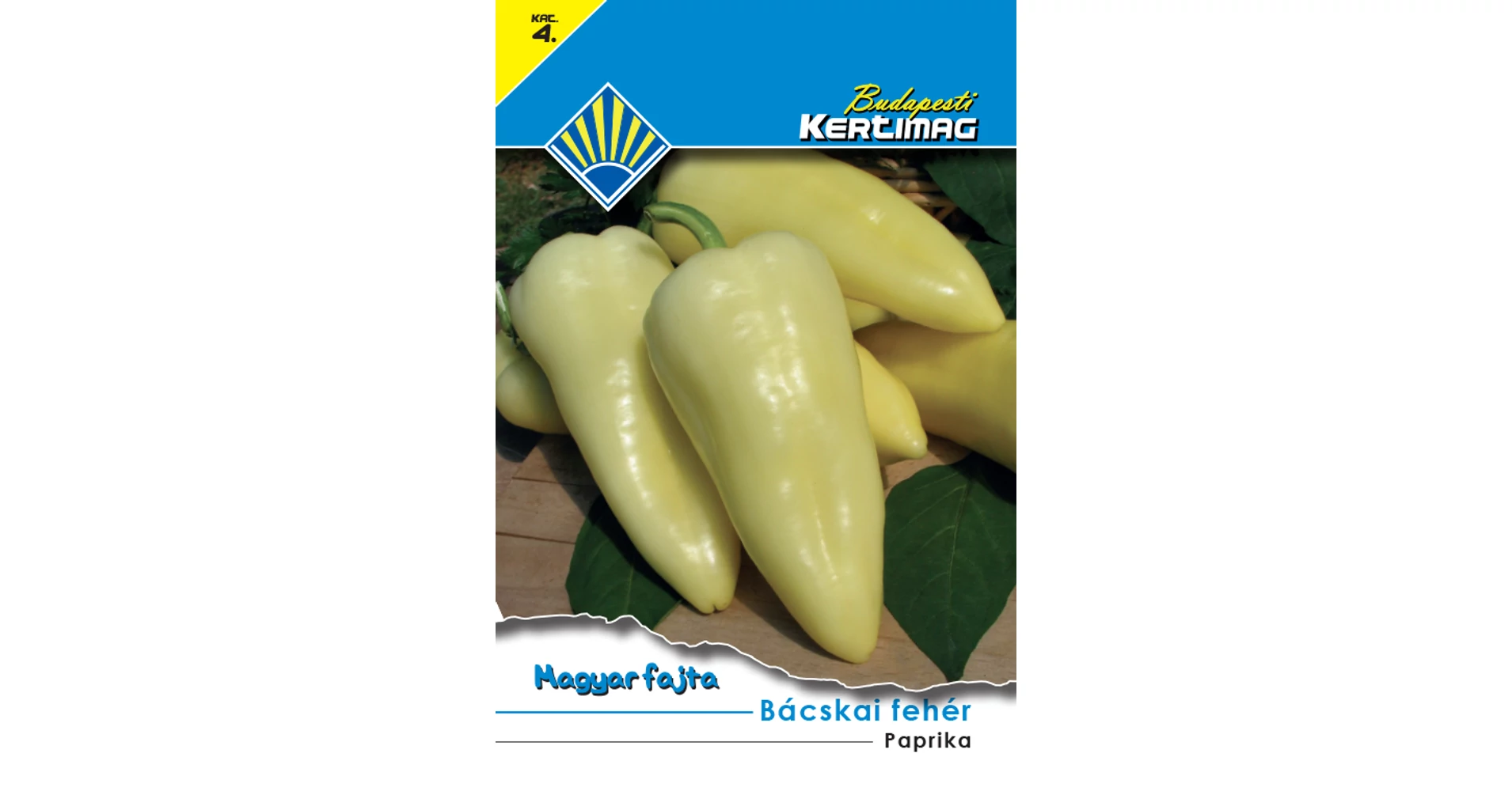 Bácskai fehér paprika 360 Ft